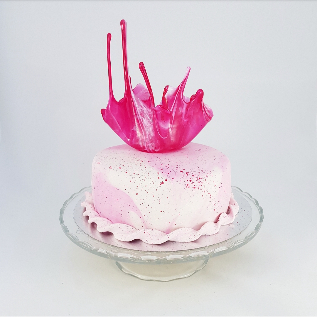 Isomalt splash - Tartdekorationer.com