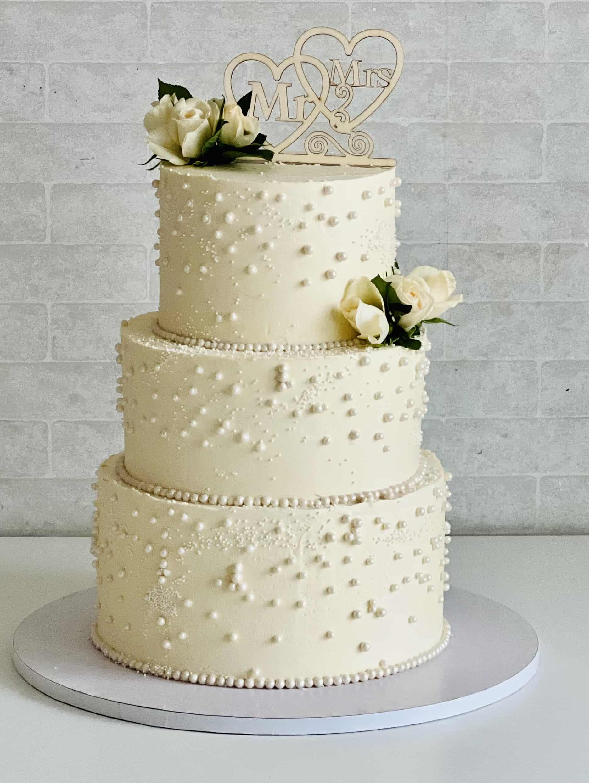 ”Marias Wedding Cake” - Tartdekorationer.com