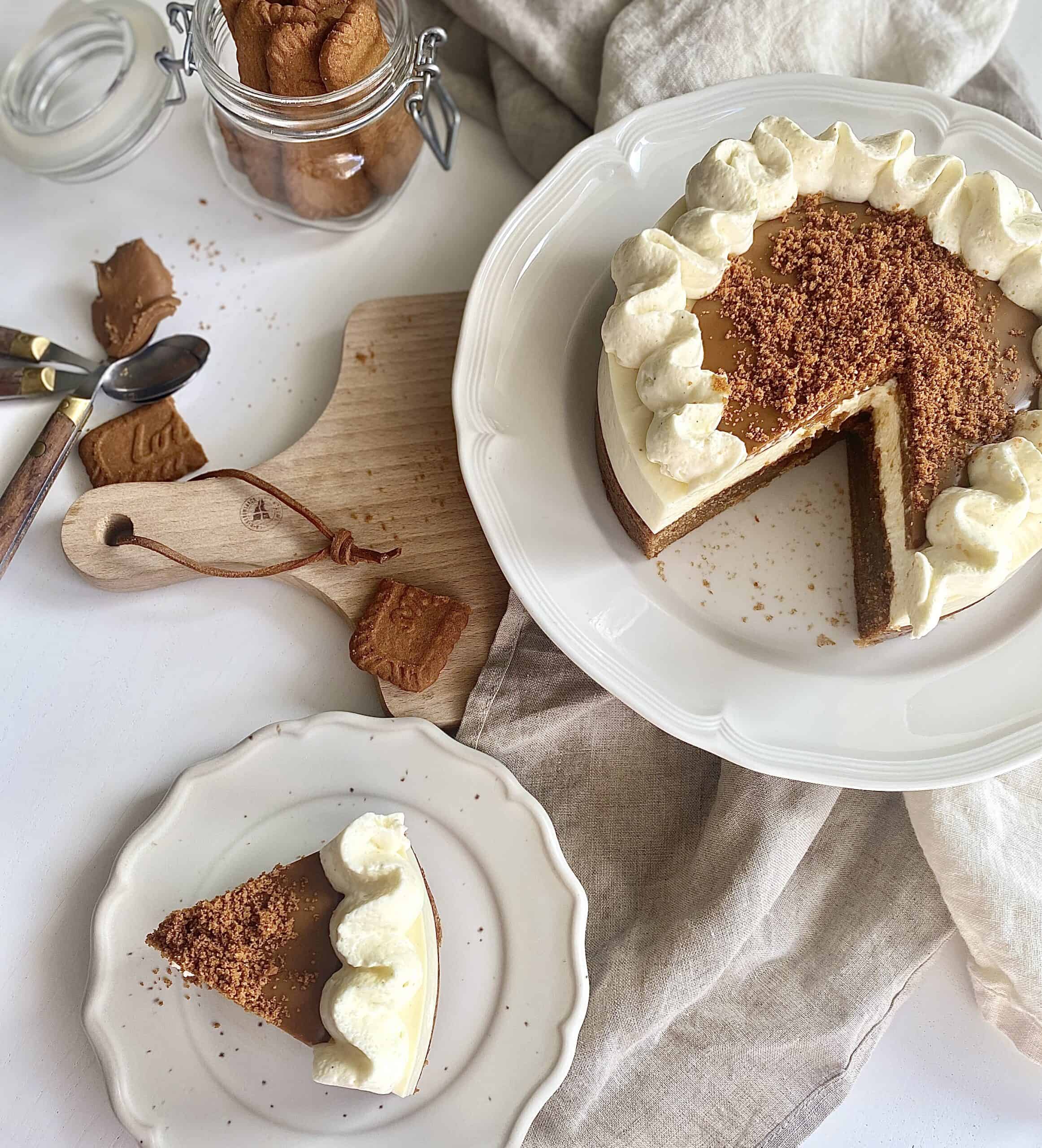 Lotus biscoff-tårta - Tartdekorationer.com