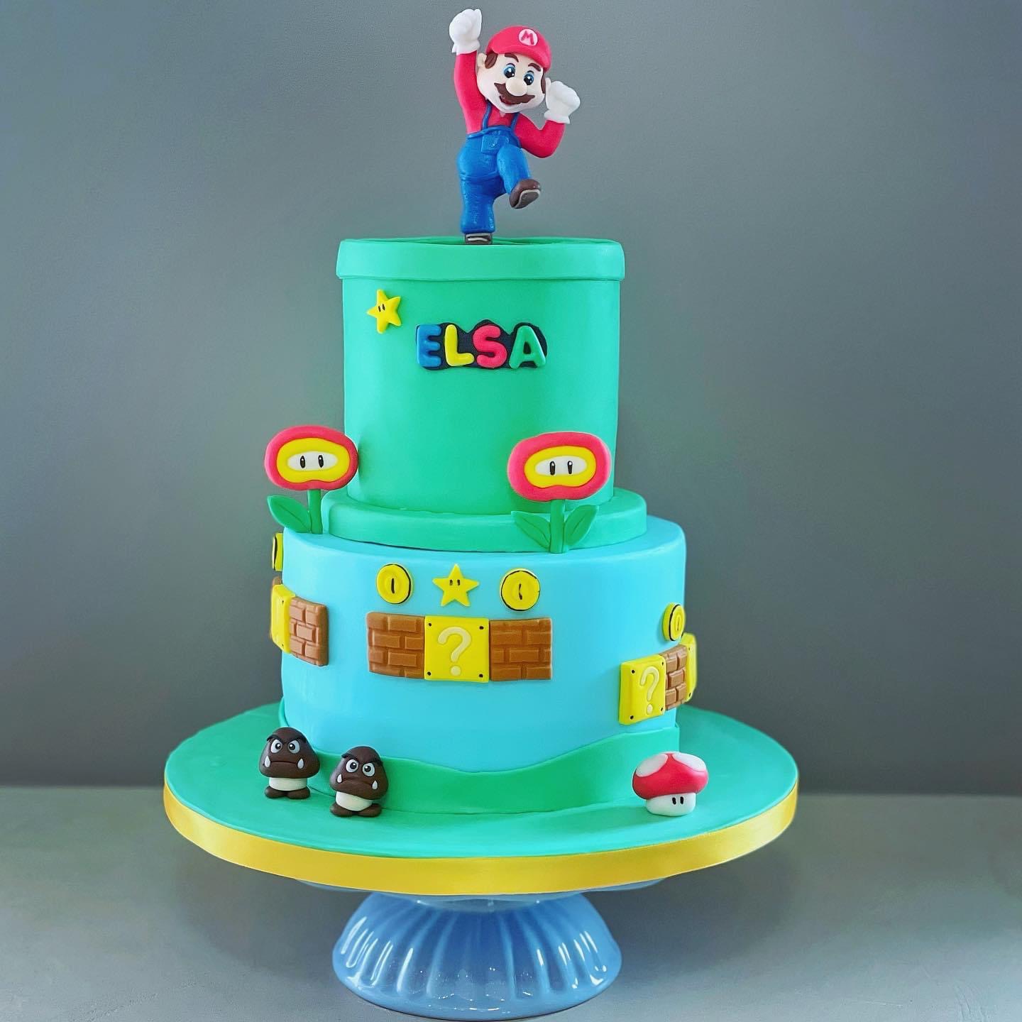 Super Mario Elsa - Tartdekorationer.com